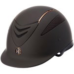 One K Defender Rose Gold Stripe Riding Helmet - Riding Warehouse