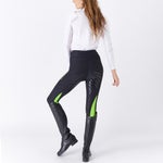 Performa Ride Color Block Full Seat Silicone Tights - Riding Warehouse