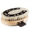 Wood Back Horse Hair Horseshoe Body Brush Small - Riding Warehouse