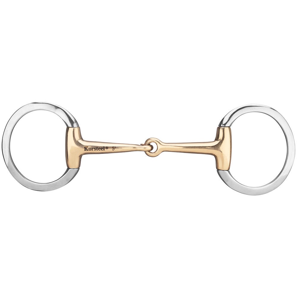 Korsteel Copper Mouth Eggbutt Snaffle Bit | Riding Warehouse