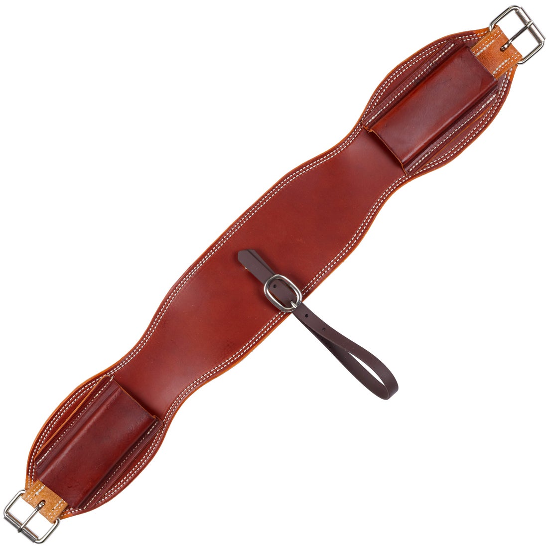 Berlin Custom Harness Leather Contoured Back Rear Cinch | Riding Warehouse