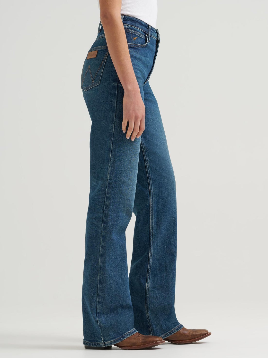 Wrangler Women's Skylar High Rise Relaxed Jeans | Riding Warehouse