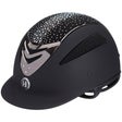 One K Defender Rose Gold Stripe Riding Helmet | Riding Warehouse