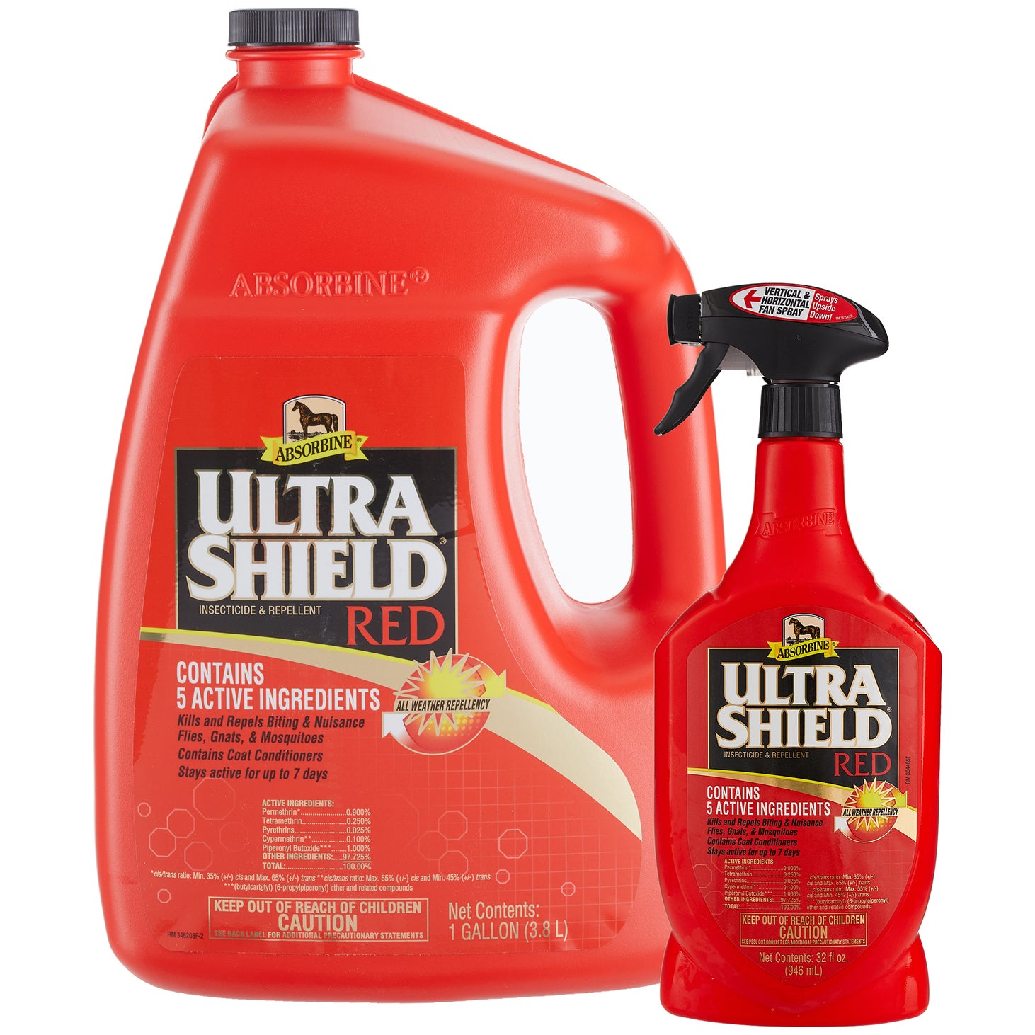 Absorbine Ultrashield Red Insect & Repellent 32oz | Riding Warehouse