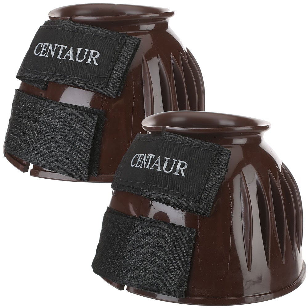 Centaur Double Hook/Loop Closure Ribbed PVC Bell Boots | Riding Warehouse