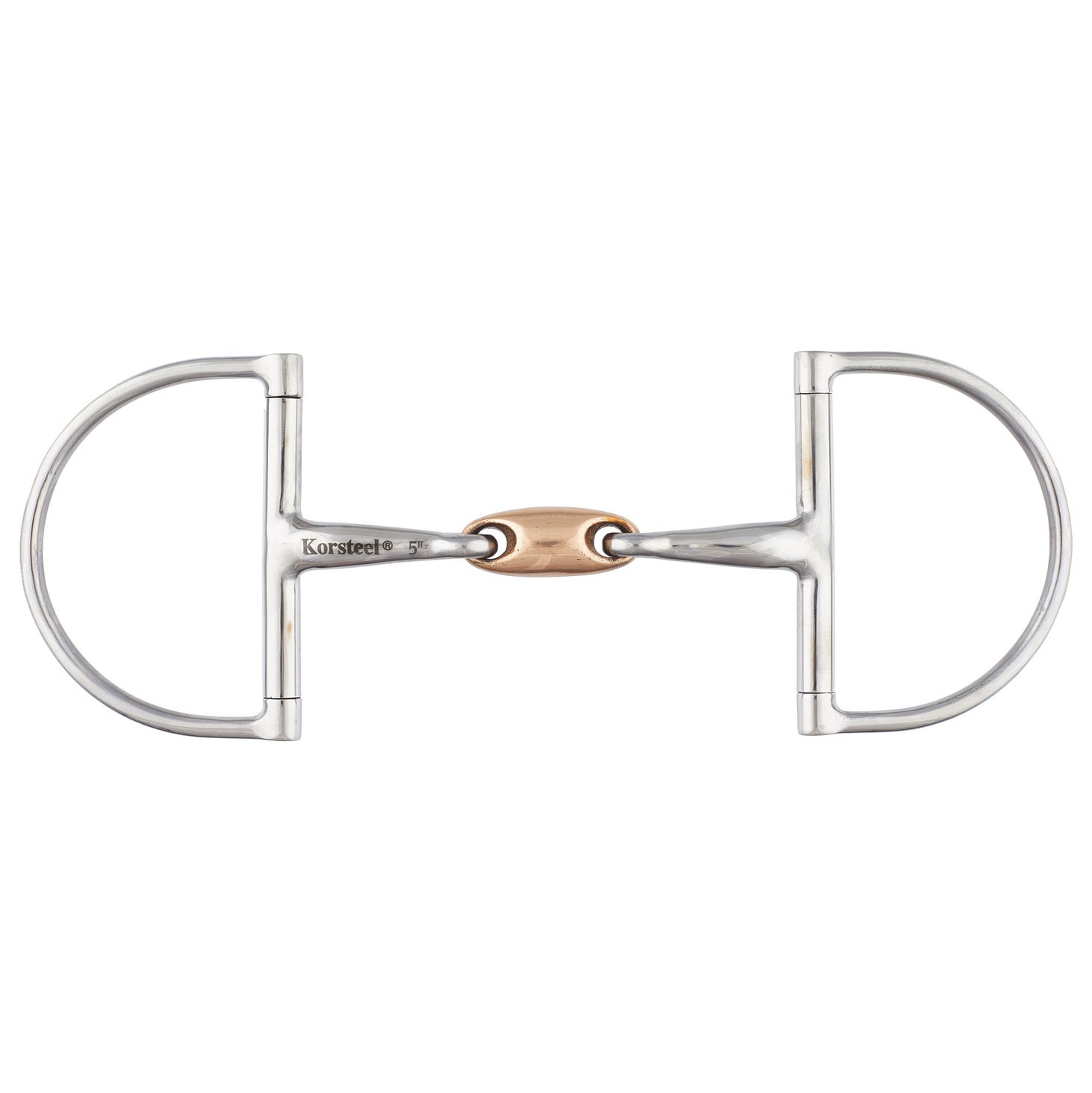 JPCurve Korsteel CopperLink Hunter Dee Ring Snaffle Bit | Riding Warehouse