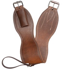 Berlin Custom Harness Leather Contoured Back Rear Cinch | Riding Warehouse