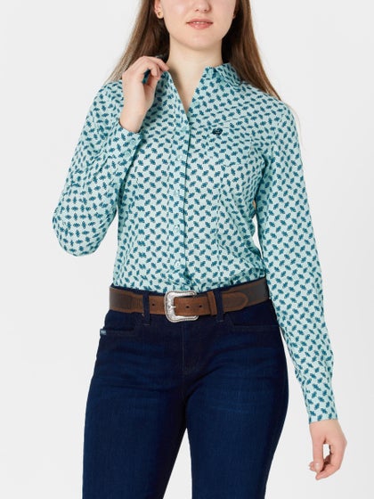 Cinch Women's Long Sleeve Western Shirt Solid Colors | Riding Warehouse