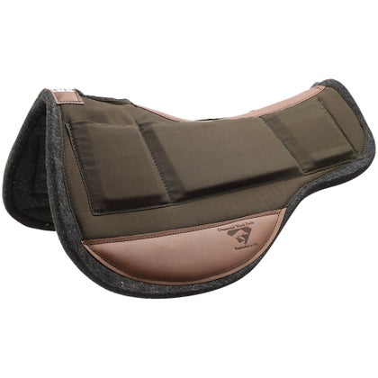 Diamond Wool Contoured Western Saddle Pad w/Shims 30x30 | Riding Warehouse