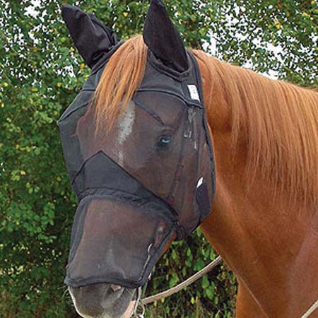 Cashel Quiet Ride Fly Mask Long Nose with Ears | Riding Warehouse