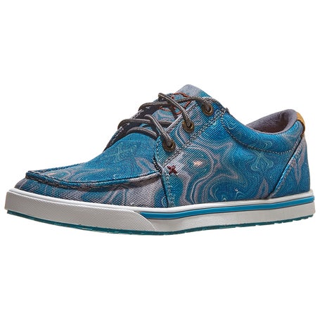 Twisted X Women's Kicks - Teal Blue Multi | Riding Warehouse
