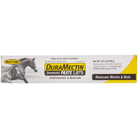 Durvet Duramectin Ivermectin 1.87% Horse Dewormer Paste | Riding Warehouse