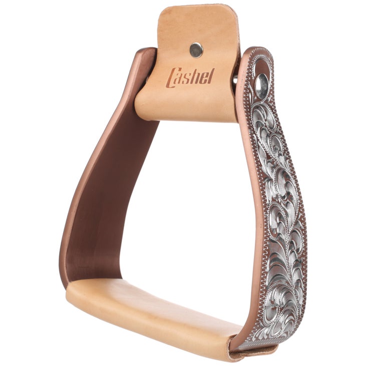 Cashel Engraved Slanted Western Stirrups | Riding Warehouse
