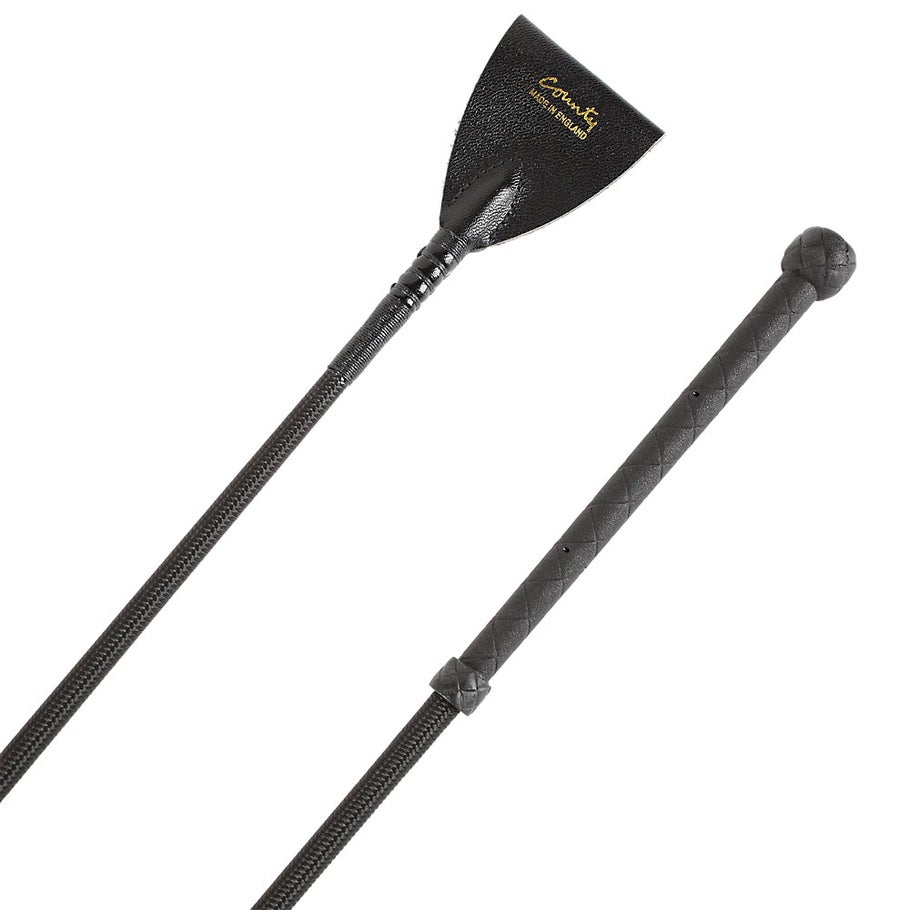 County Black Classic Riding Crop 18" | Riding Warehouse