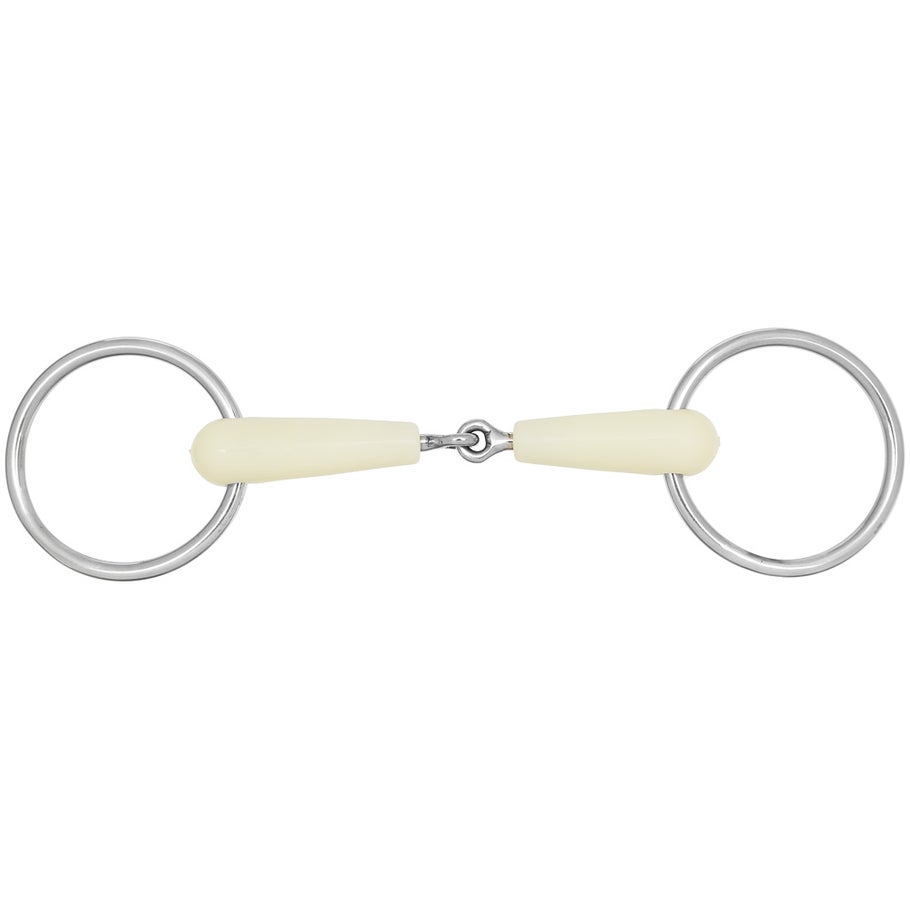Happy Mouth Jointed Mouth Loose Ring Snaffle Bit | Riding Warehouse