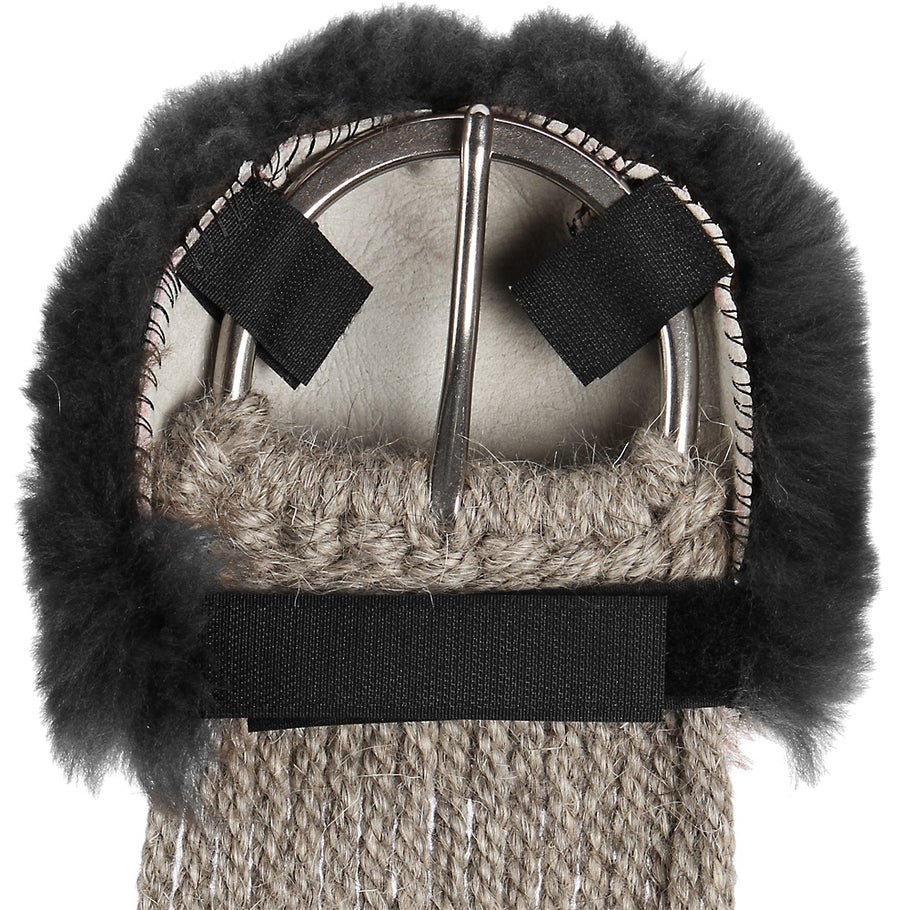 JMS Sheepskin Fleece Western Cinch Ring Protectors Pair | Riding Warehouse