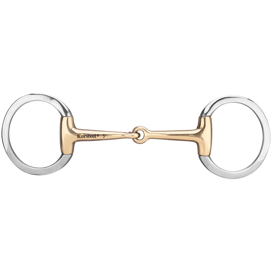 Korsteel Copper Mouth Eggbutt Snaffle Bit | Riding Warehouse