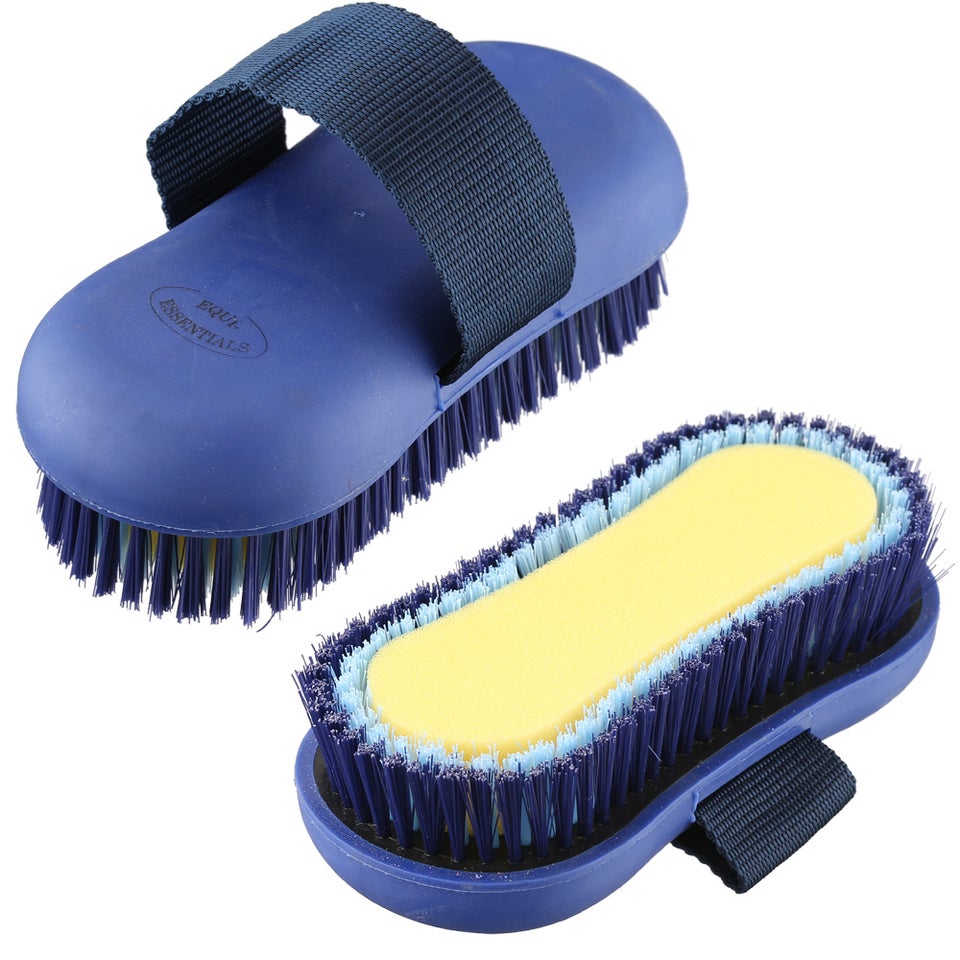 Equi-Essentials Soft Grip Combination Body Sponge/Brush | Riding Warehouse