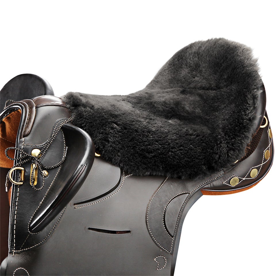JMS Sheepskin Australian Saddle Cushion/Cover | Riding Warehouse