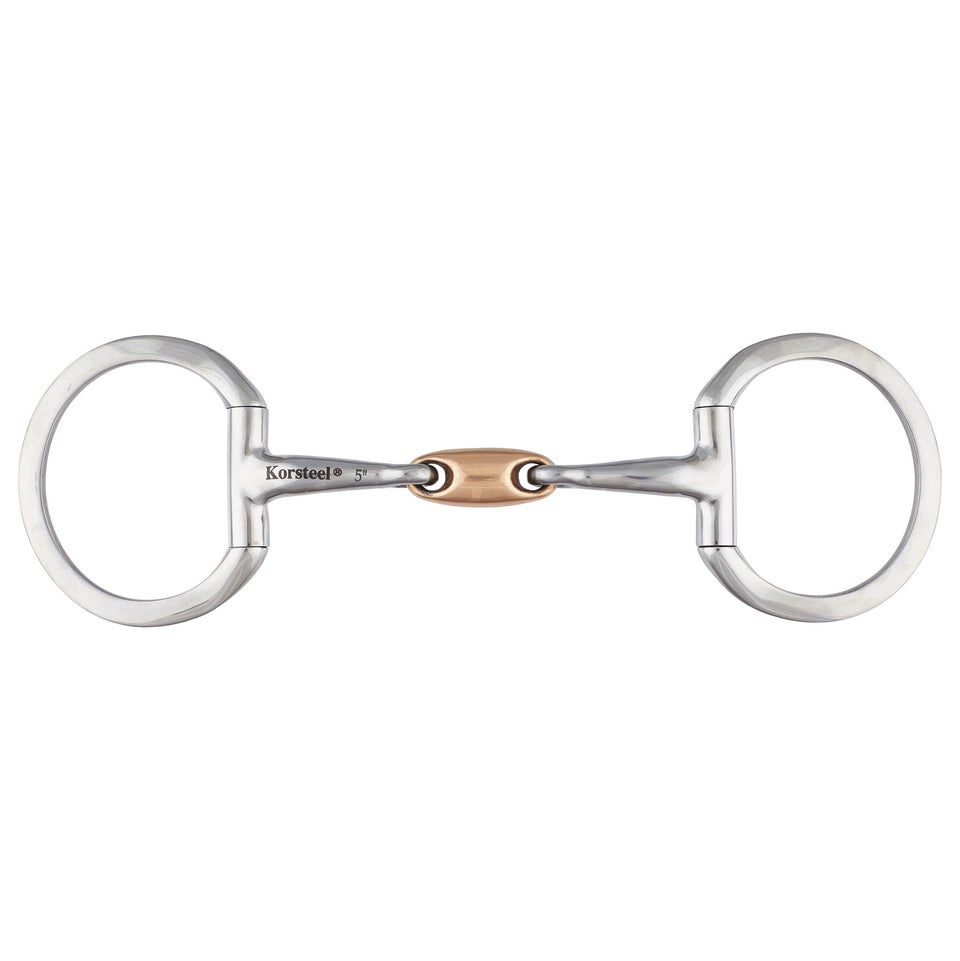 Eggbutt Bit SS Copper Horse SS Copper Eggbutt Snaffle Bit - 6 Inch Oval ...