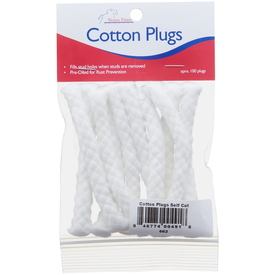 Nunn Finer Cotton Stud Hole Plugs -Self Cut (10 Strips) | Riding Warehouse
