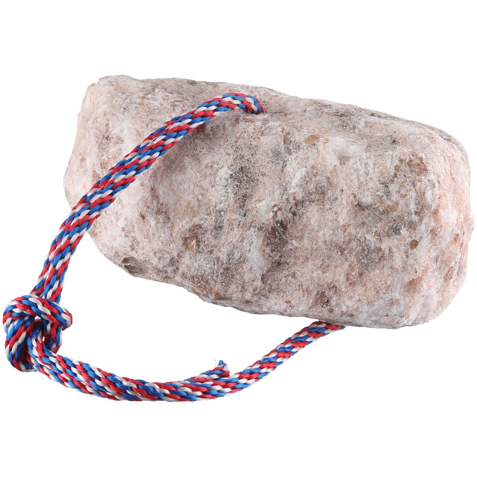 Redmond Rock On A Rope Daily Red Mineral Salt Block | Riding Warehouse