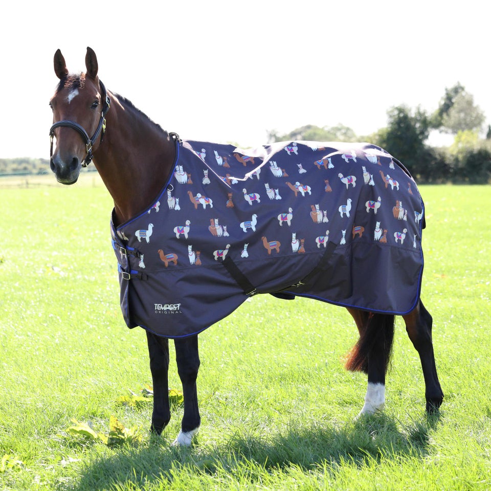 Shires Tempest Lite Print Turnout Sheet/Blanket 0G | Riding Warehouse