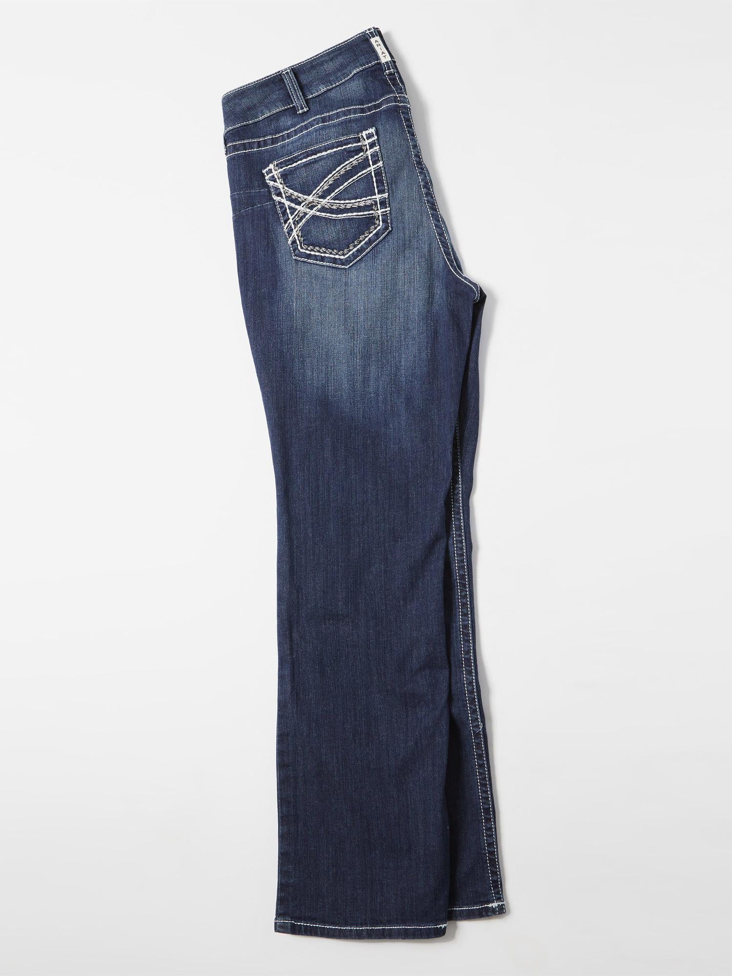 Ariat Women's REAL Plus Size Boot Cut Entwined Jeans - Riding Warehouse