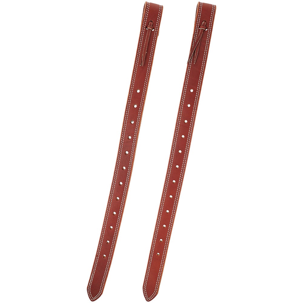 Berlin Harness Leather Rear Cinch Billet Straps Pair - Riding Warehouse