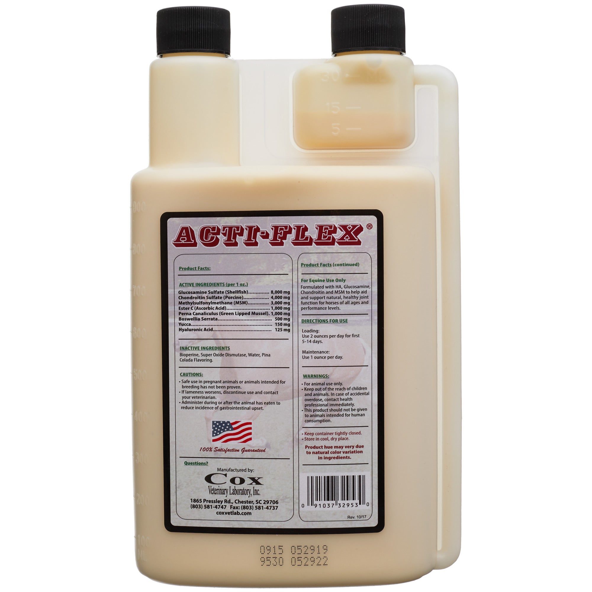 Cox Veterinary Acti-Flex Liquid Joint Supplement w/HA - Riding Warehouse