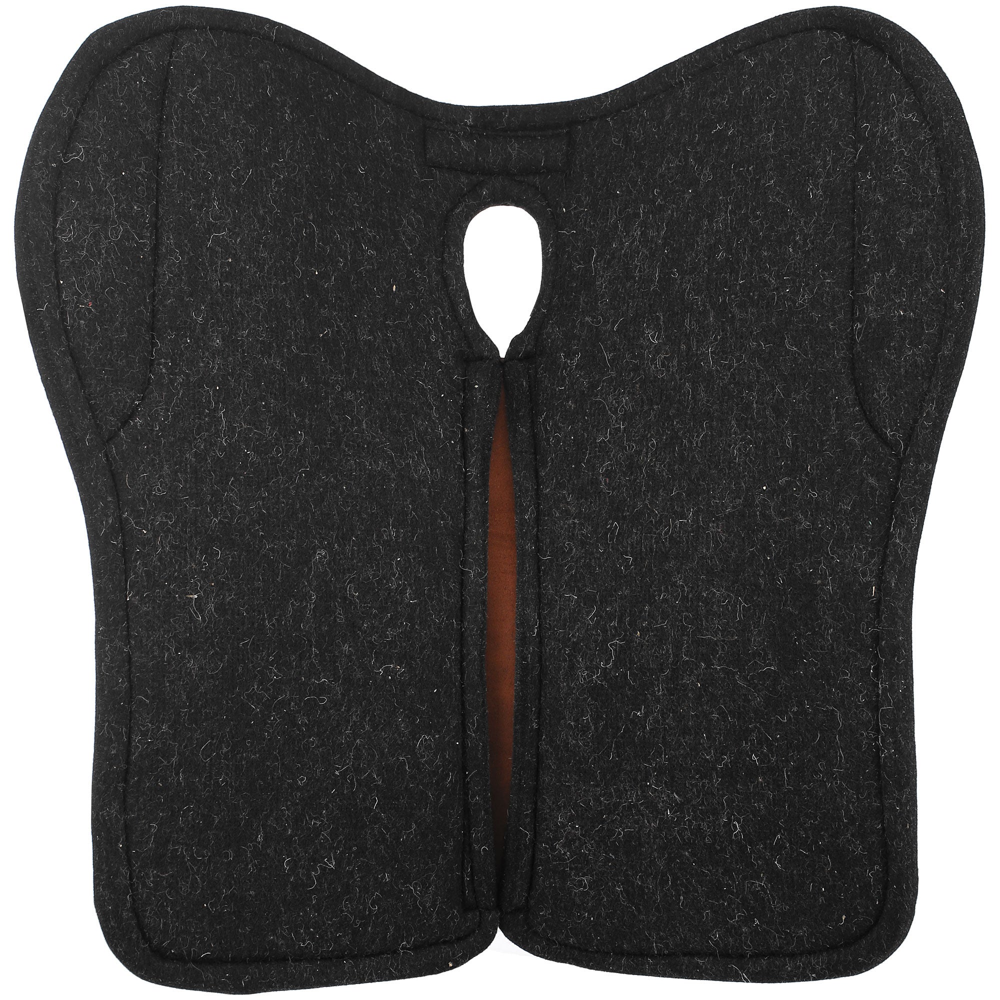 Diamond Wool Square Endurance Barrel Contoured Felt Pad - Riding Warehouse