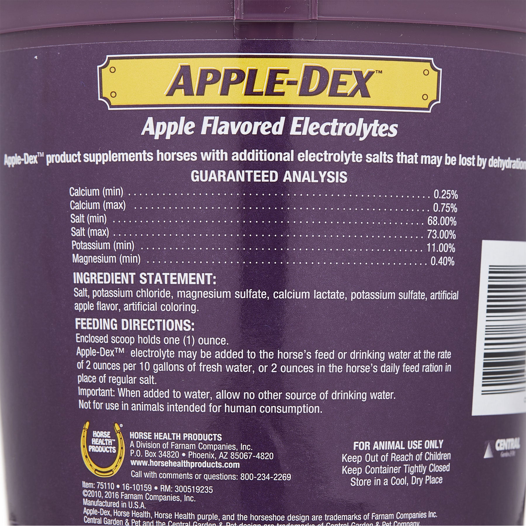 Farnam Apple Dex Electrolyte Supplement 5lbs - Riding Warehouse
