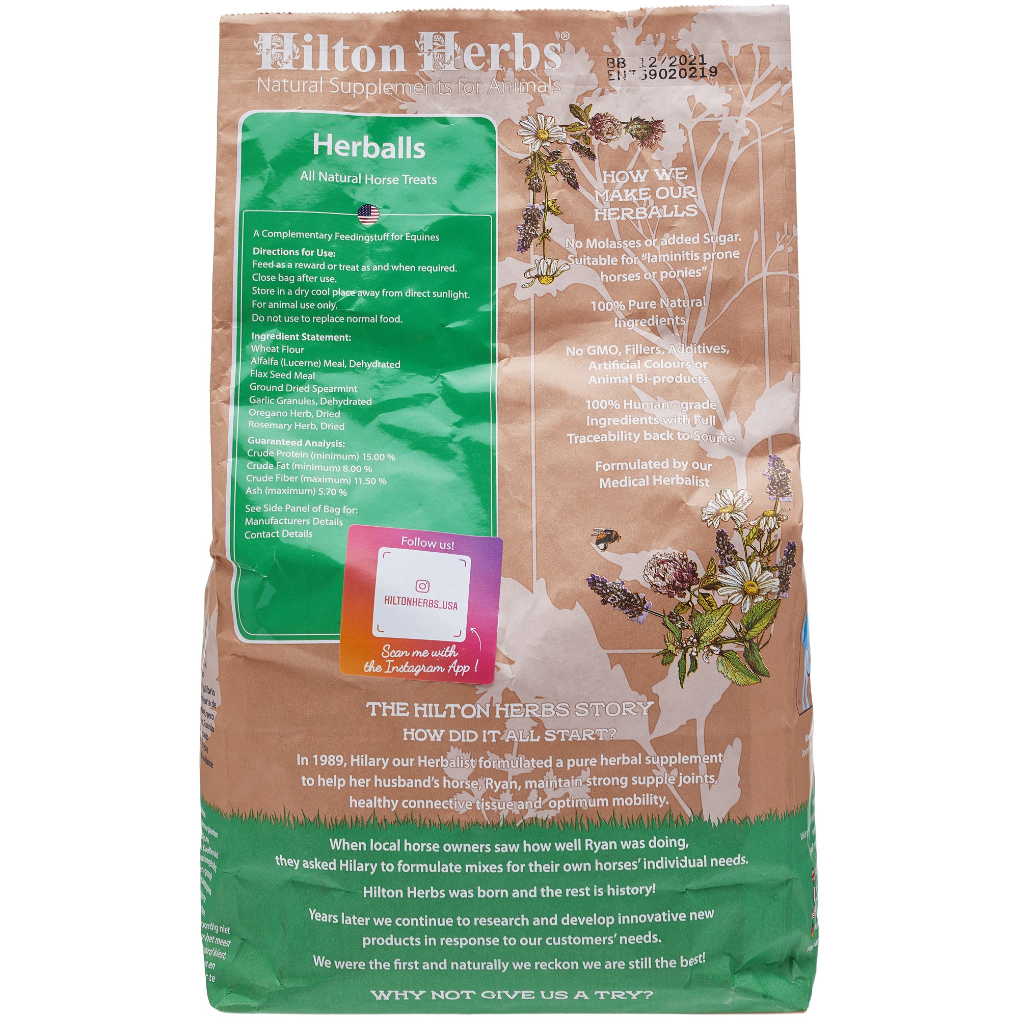 Hilton Herbs Herballs Natural Horse Treats - Riding Warehouse
