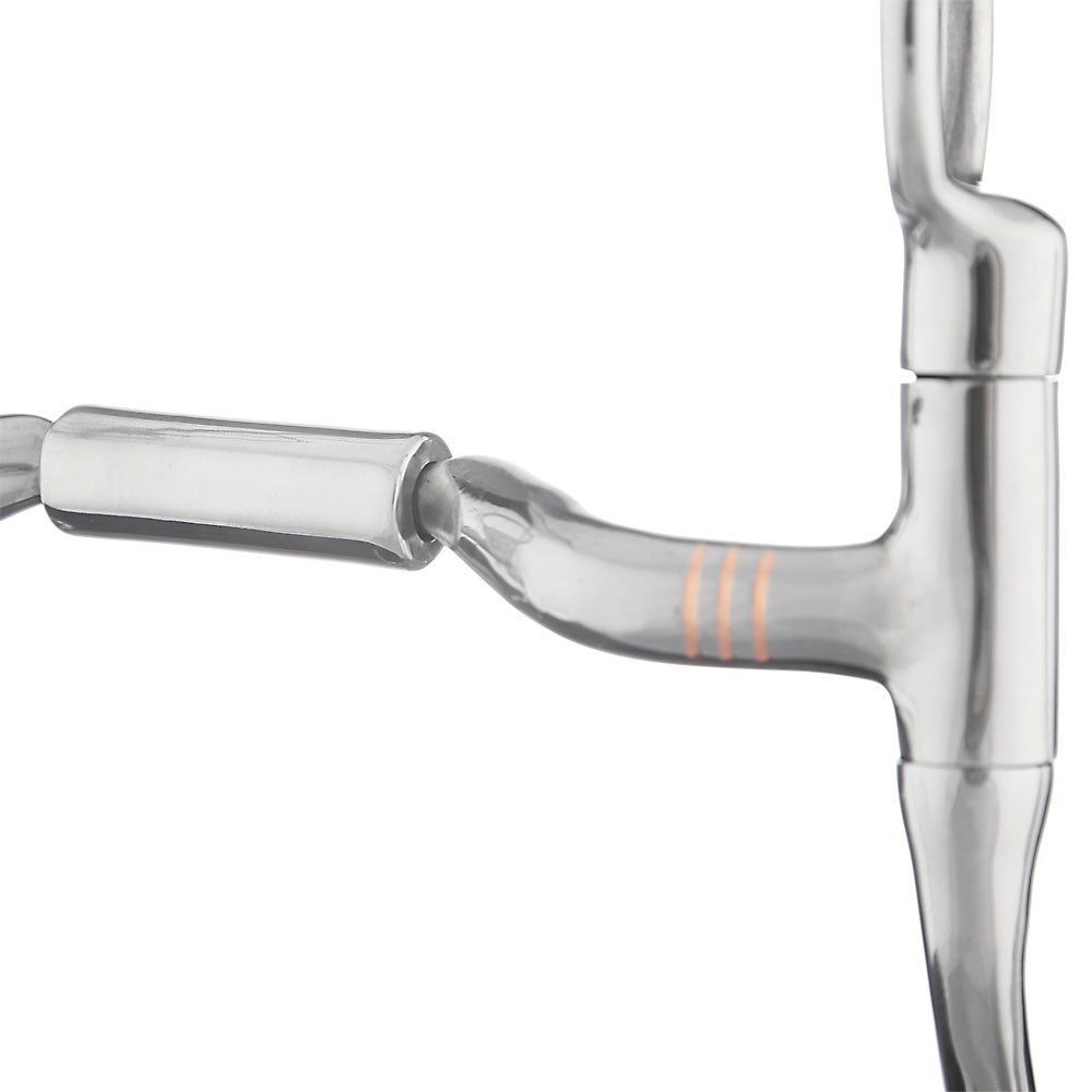 Myler HBT Shank Forward Tilted Ported Barrel Bit MB 36 - Riding Warehouse