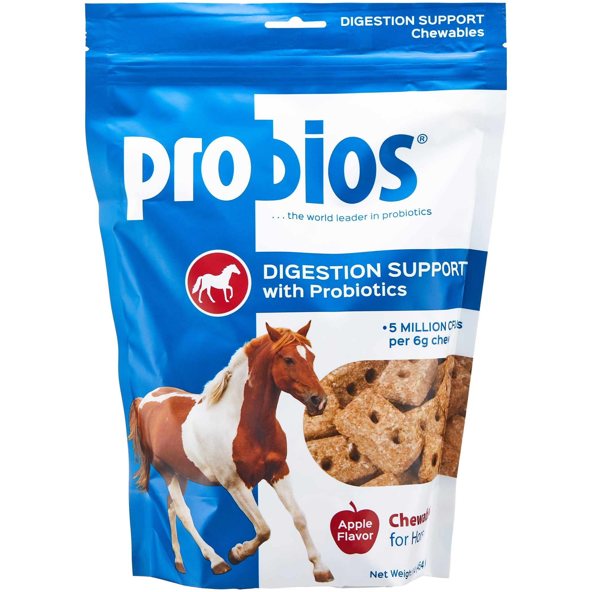 Probios Probiotic Digestive Support Horse Treats 1lb - Riding Warehouse