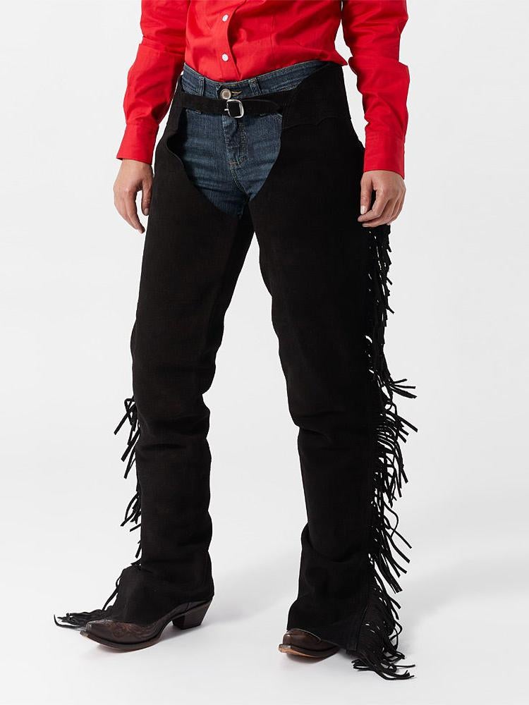 Royal Highness Ladies' Cowhide Suede Leather Full Chaps - Riding Warehouse