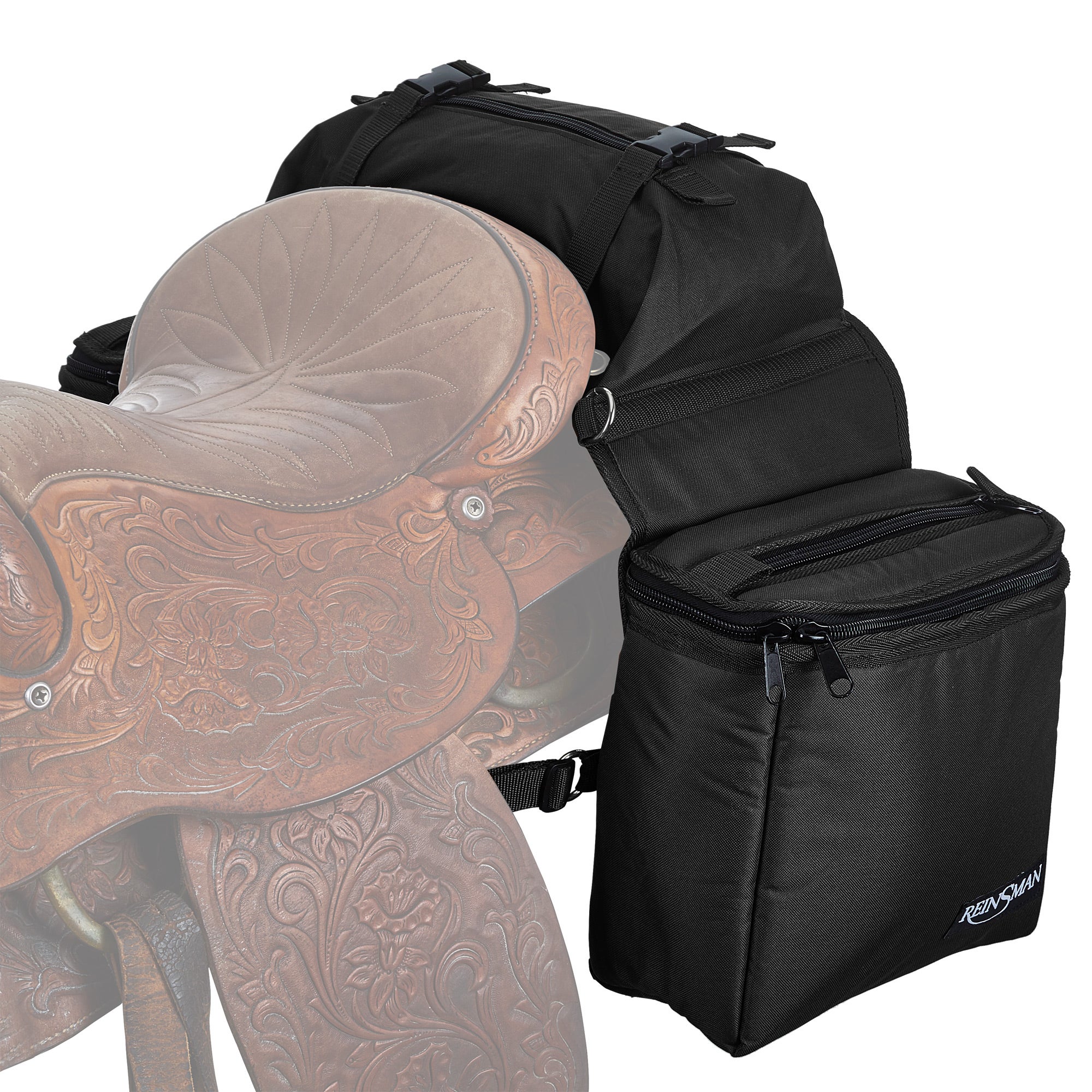 Reinsman Durable Insulated Saddle Bag With Cantle Bag - Riding Warehouse