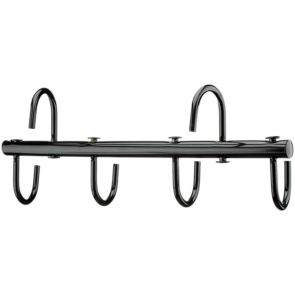 Portable Black Swivel Tack Rack 4-Hook Bridle Hanger - Riding Warehouse