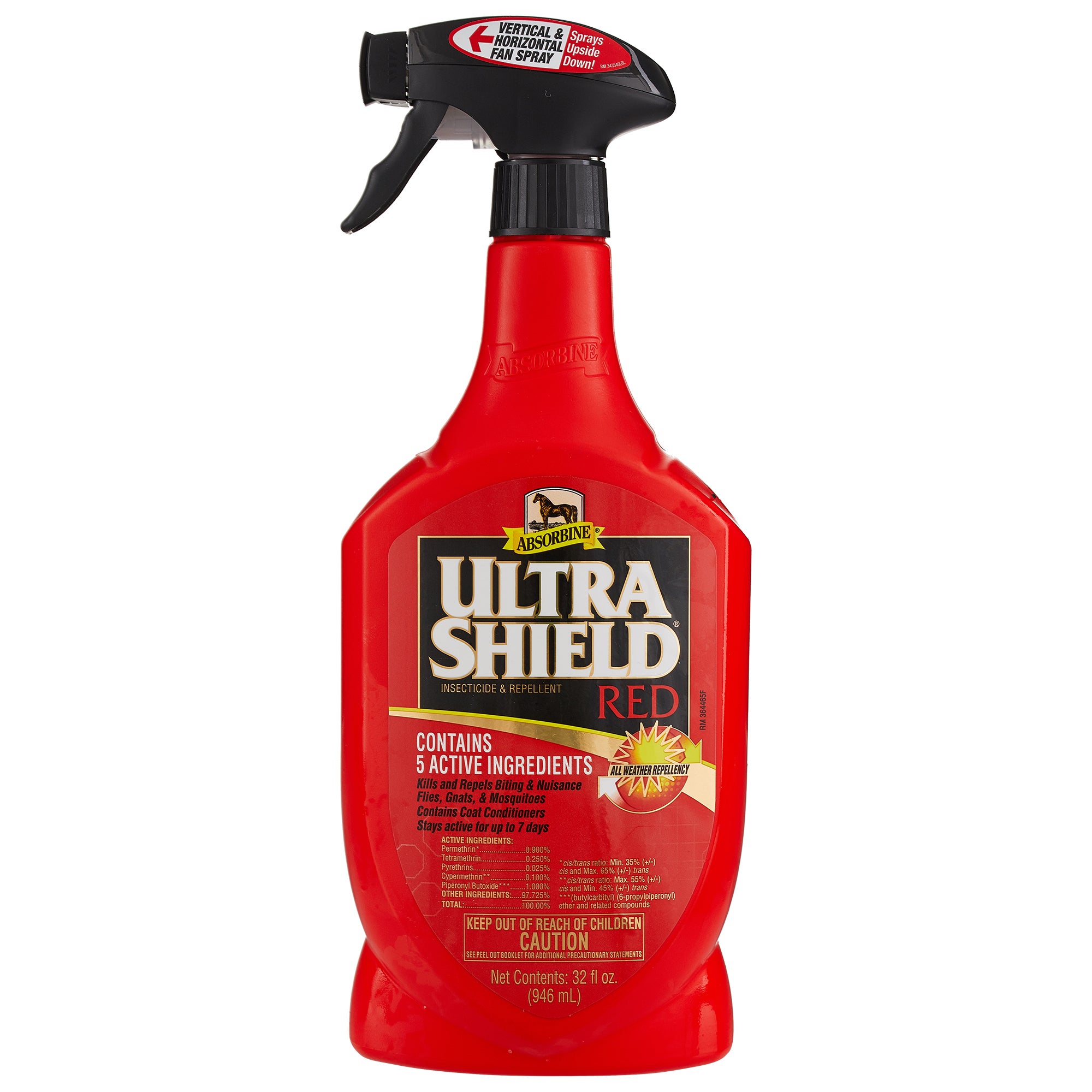 Absorbine Ultrashield Red Insect & Repellent Fly Spray - Riding Warehouse