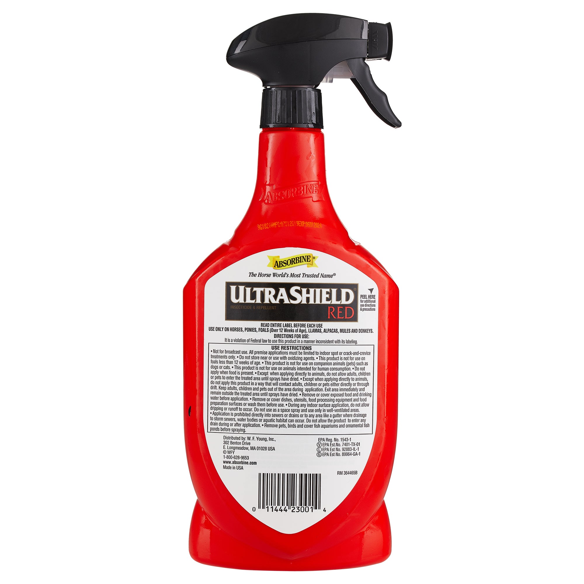 Absorbine Ultrashield Red Insect & Repellent Fly Spray - Riding Warehouse