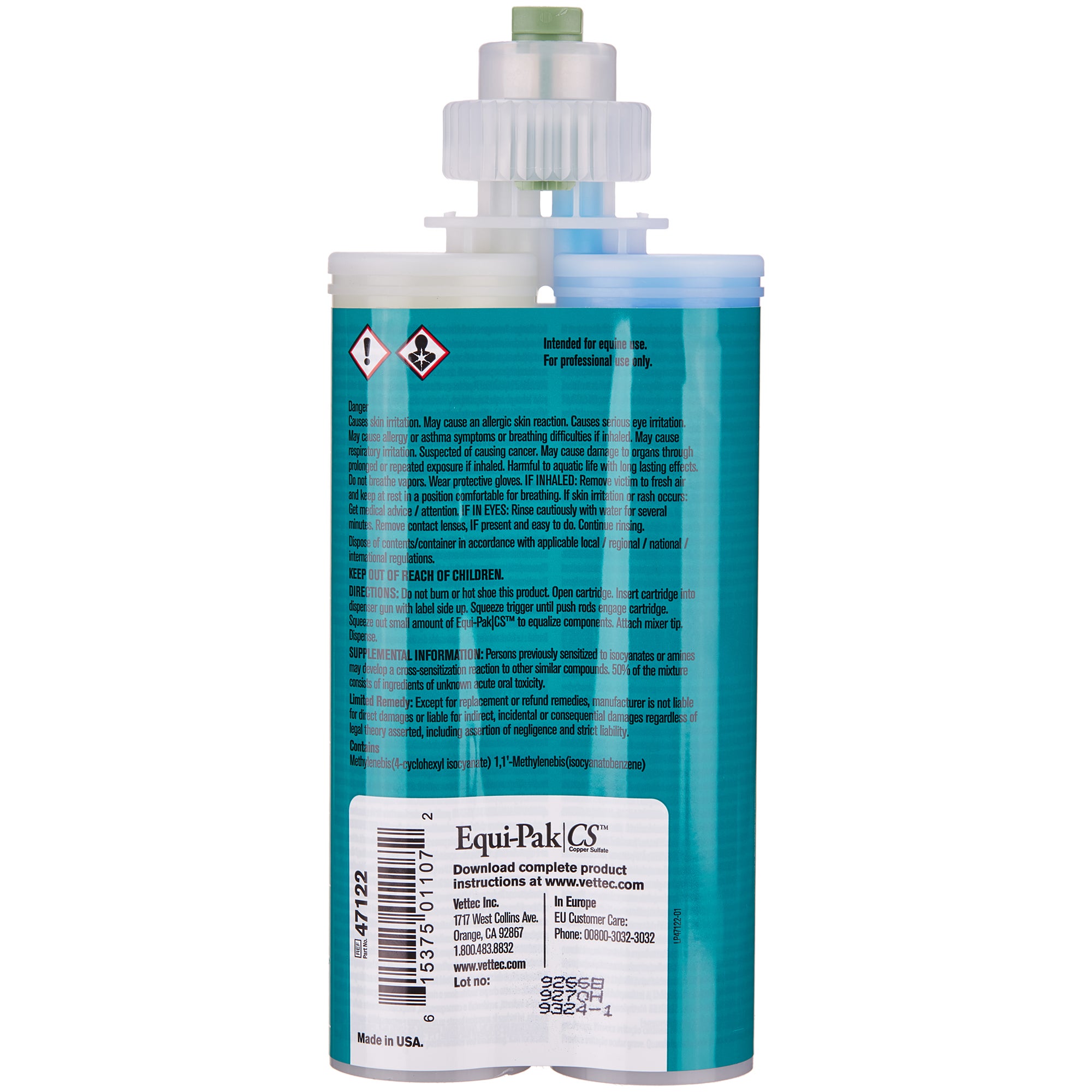 Vettec Equi-Pak Copper Sulfate Hoof Padding - Riding Warehouse